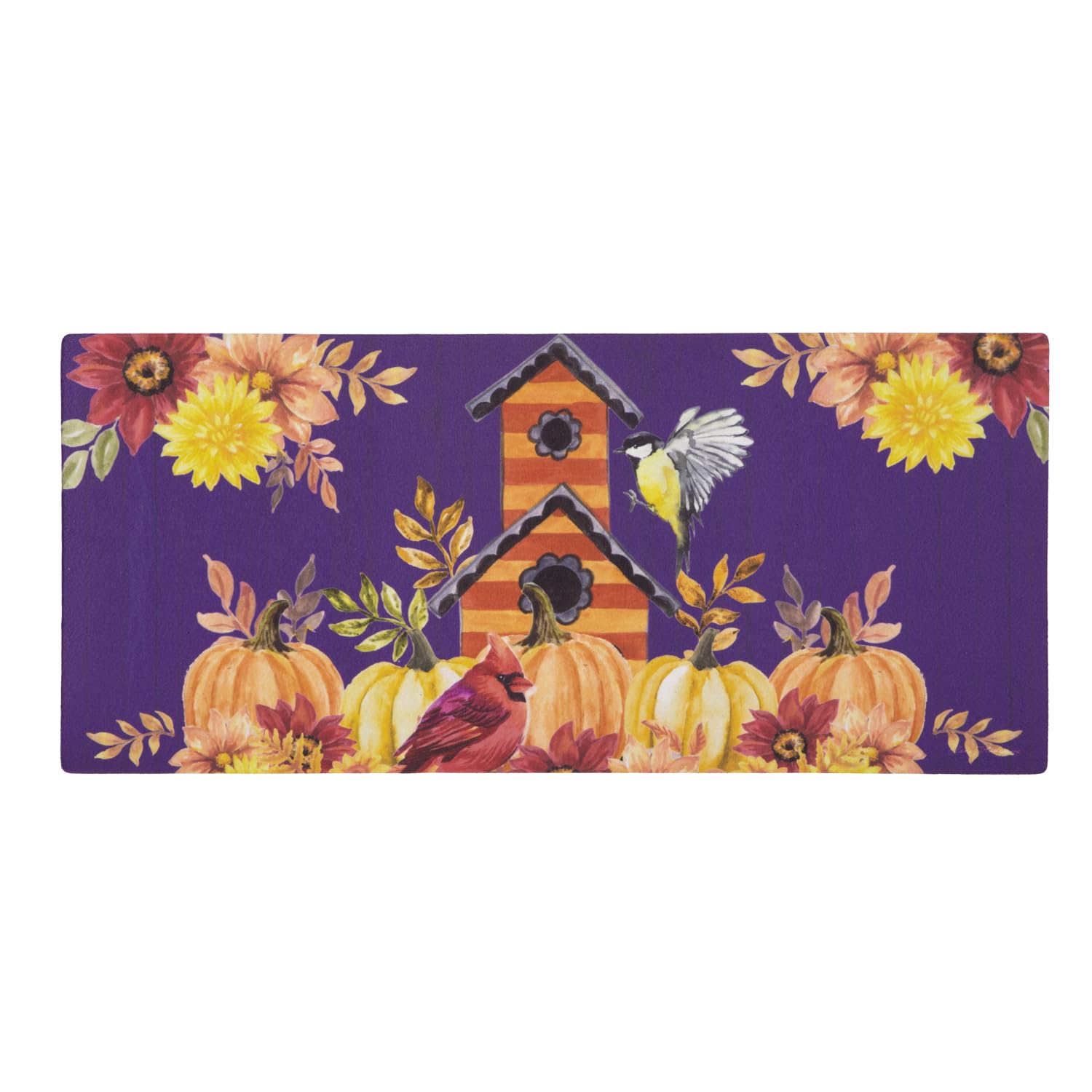 Amazon.com: Evergreen Welcome Fall Bird House Sassafras Switch Mat ...