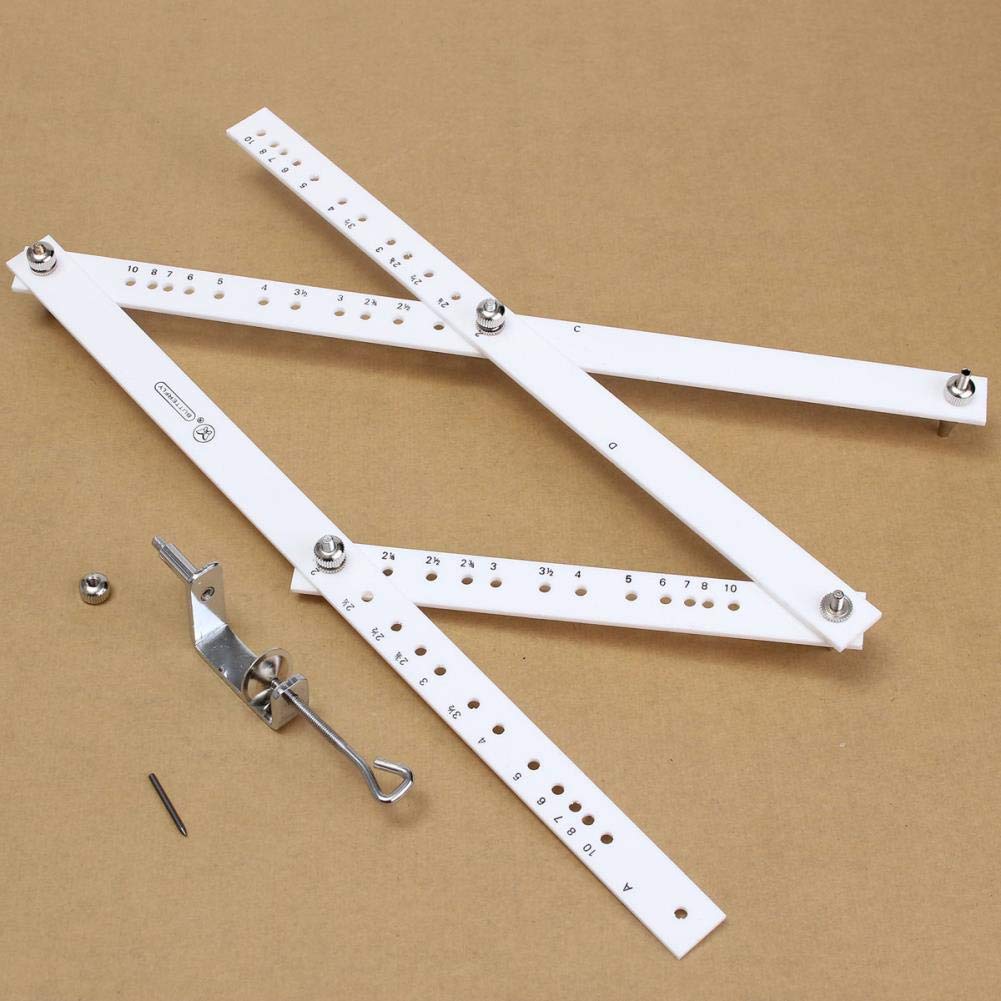 Buy 34cm Scale Drawing Ruler Artist Pantograph Folding Ruler Reducer r ...