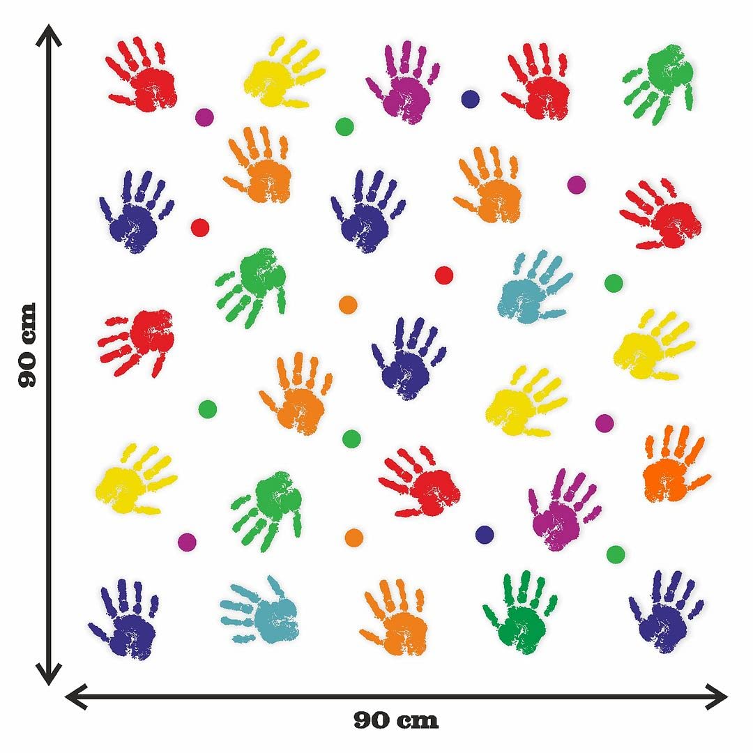 Colourful Handprints