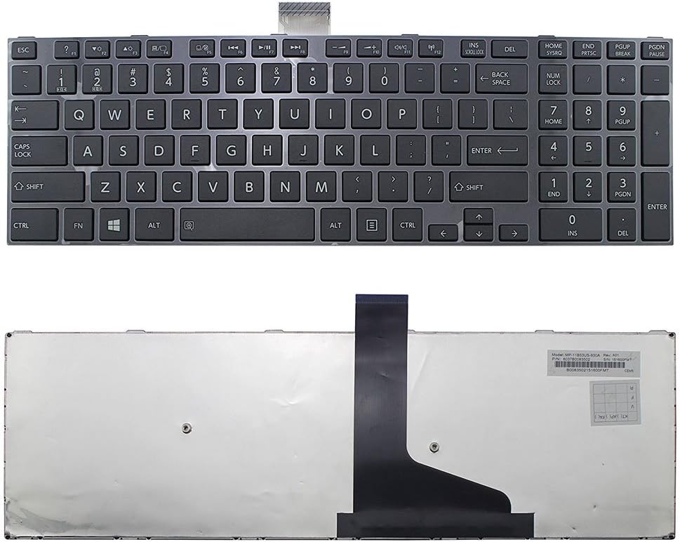 Amazon.com: SUNMALL C655 Keyboard Compatible with Toshiba Satellite ...
