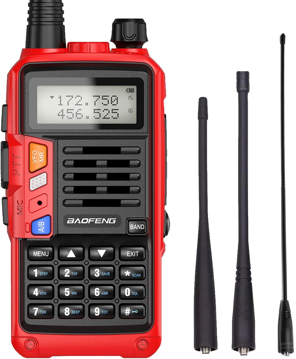 Amazon.com: Tri-Band Radio BAOFENG Radio UV-S9X3 5W Radio, 1.25M,VHF ...