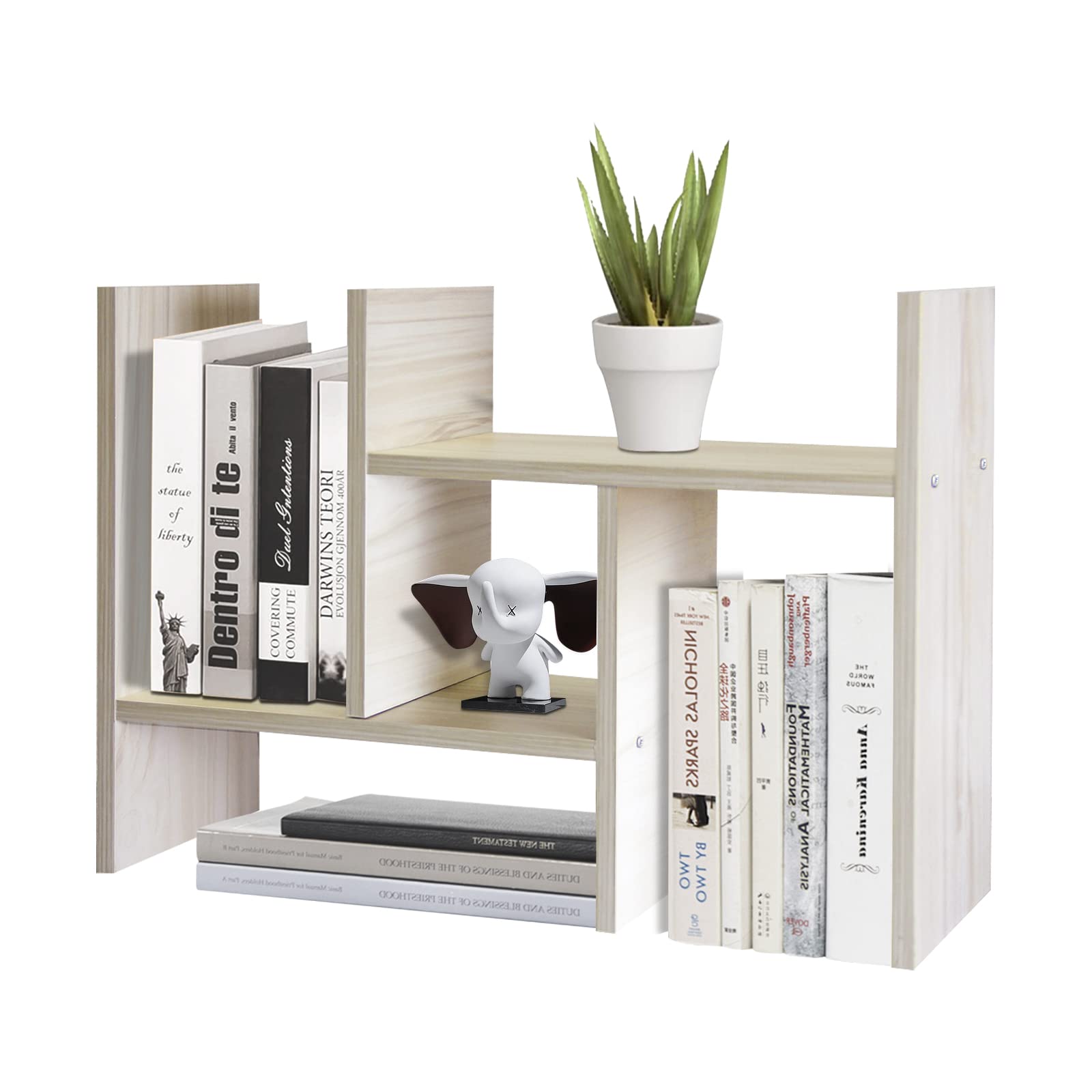 Amazon.com: TY ARTS & CULTURE - Expandable Wood Desktop Storage ...