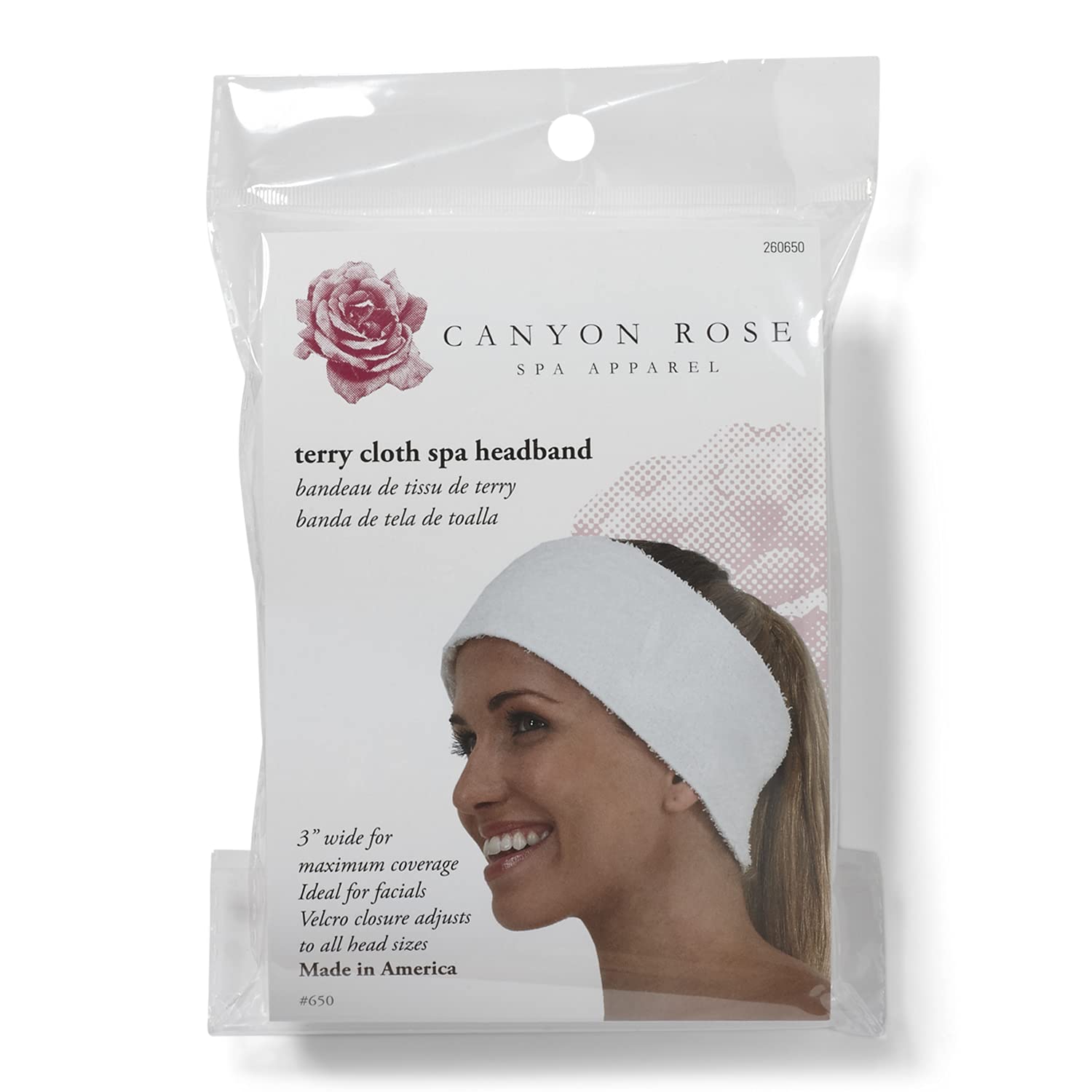 Amazon.com : Terry Cloth Spa Headband : Fashion Headbands : Beauty ...