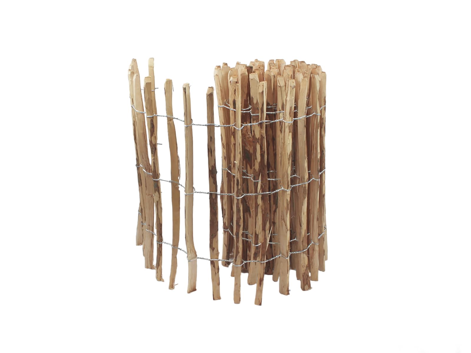 Wooden Fence - Hazel Fence/roll Length: 5 m/Lath spacing 7-8 cm/Height ...