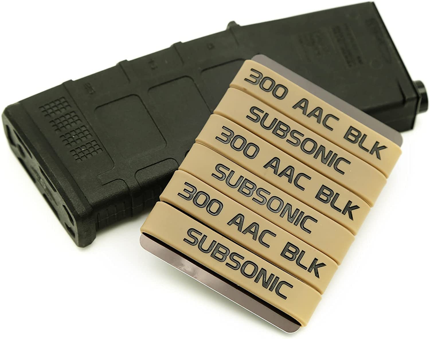 Snapklik.com : Aolamegs 12 Pack 300 Blackout Subsonic Magazine Marking Bands