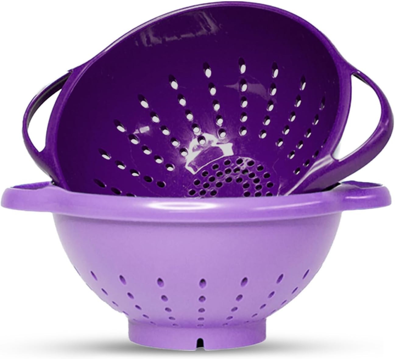 Amazon.com: Crisp 2-Piece Mini Colander Berry Baskets With Handles ...