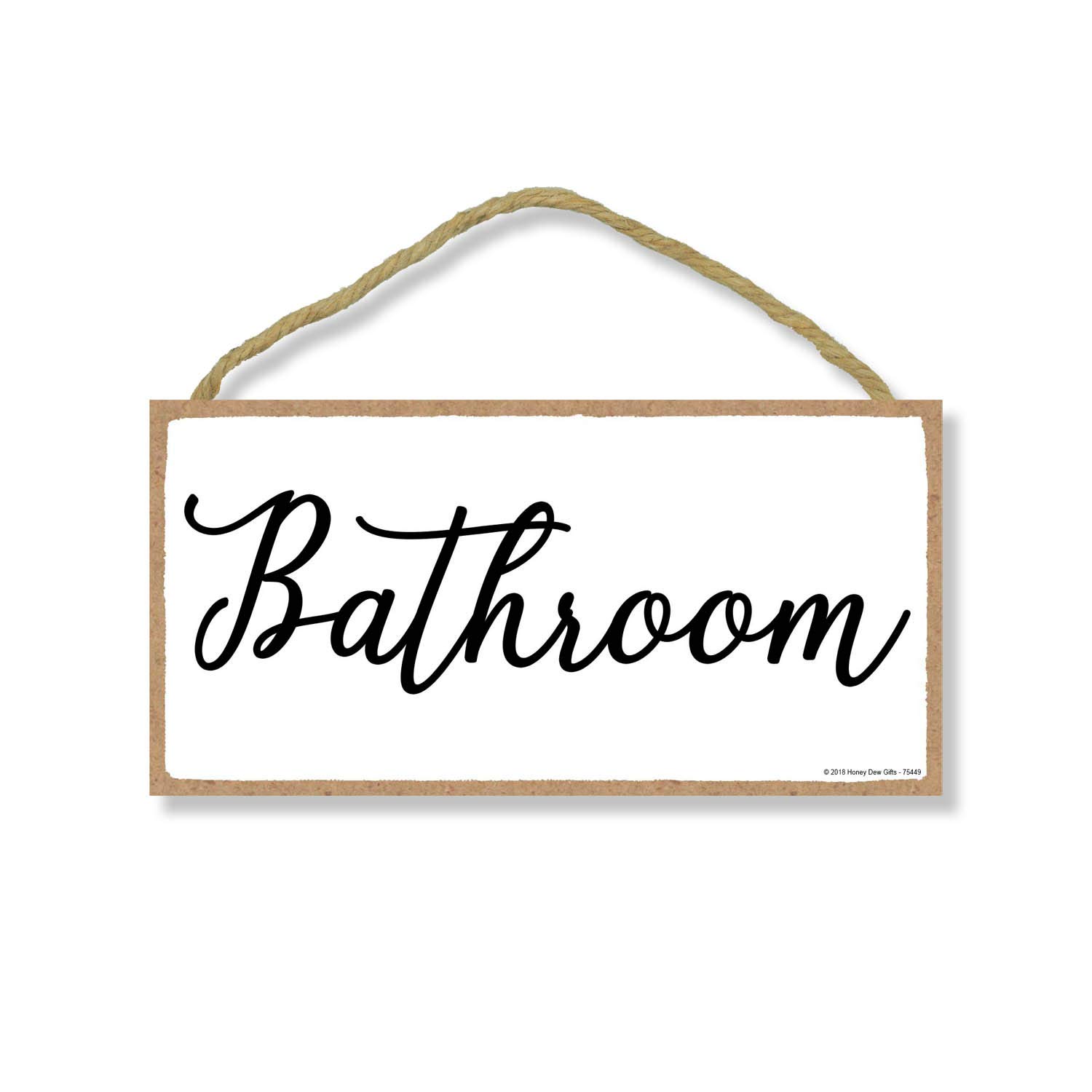 Bathroom Sign For Home
