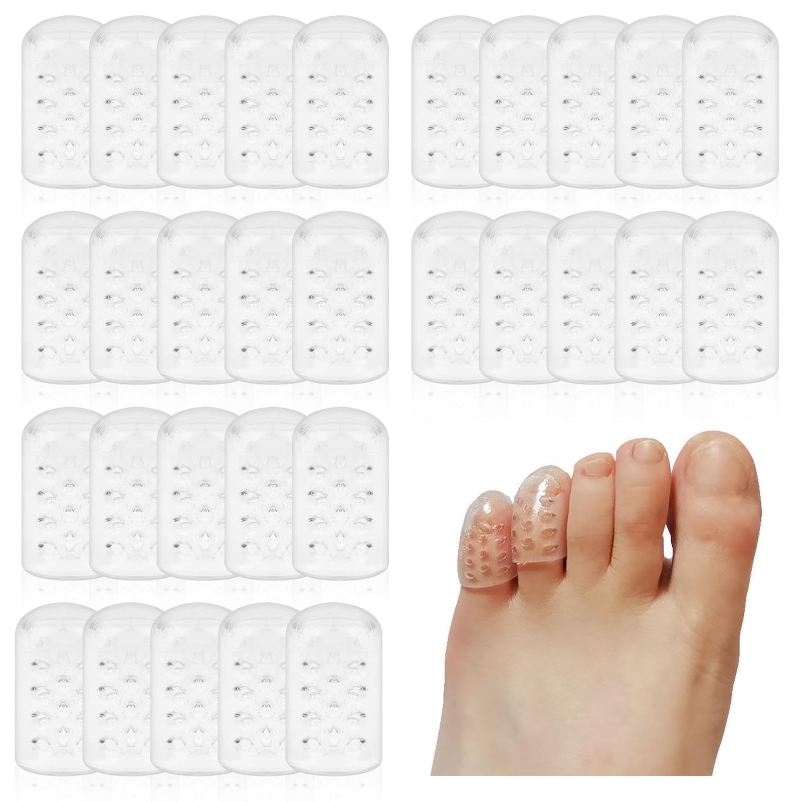 Amazon.com: 30PCS Silicone Anti-Friction Toe Protectors for Women Men ...