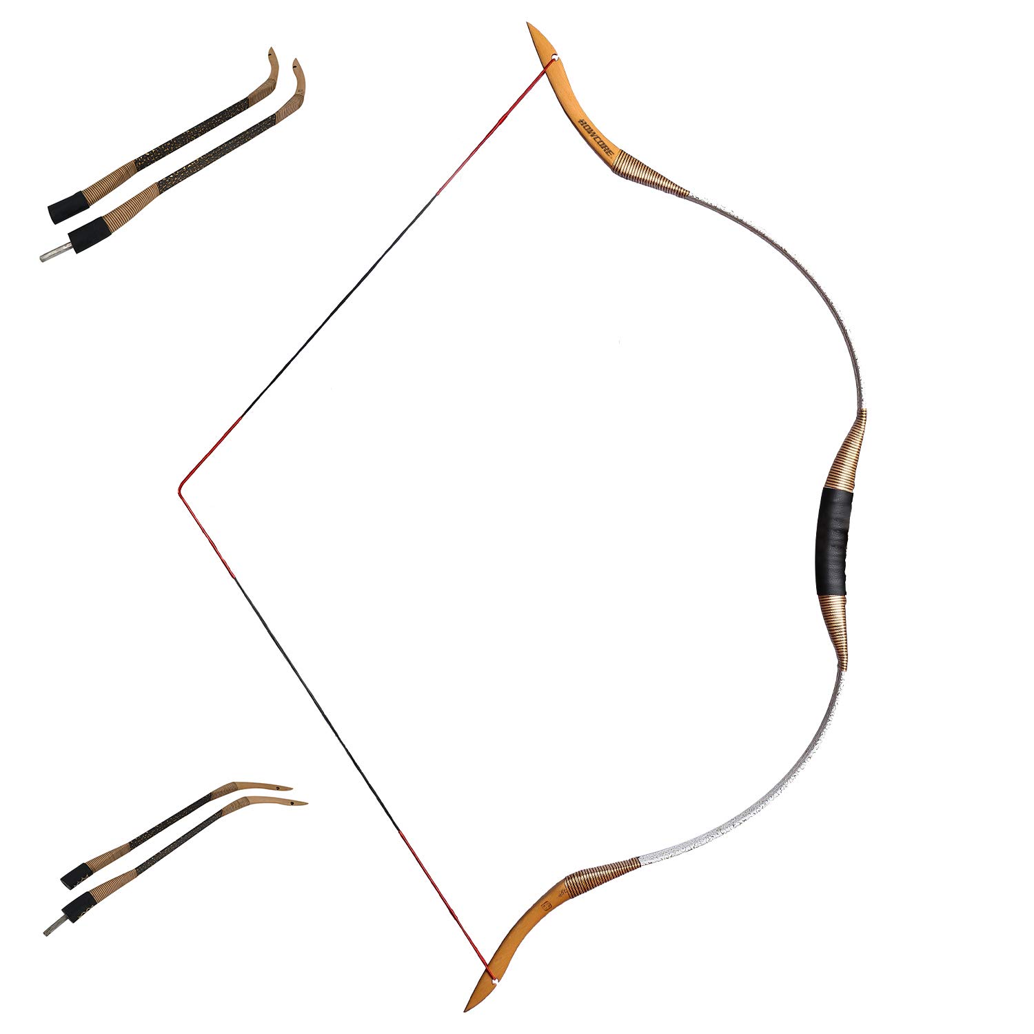 Buy Bowcore Recurve Bow 54" for Beginner Asian Traditional Take-Down ...