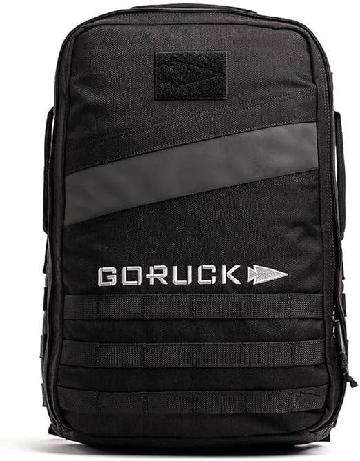 Amazon.com: GORUCK Rucker 4.0 20L Black with White Embroidery - Purpose ...