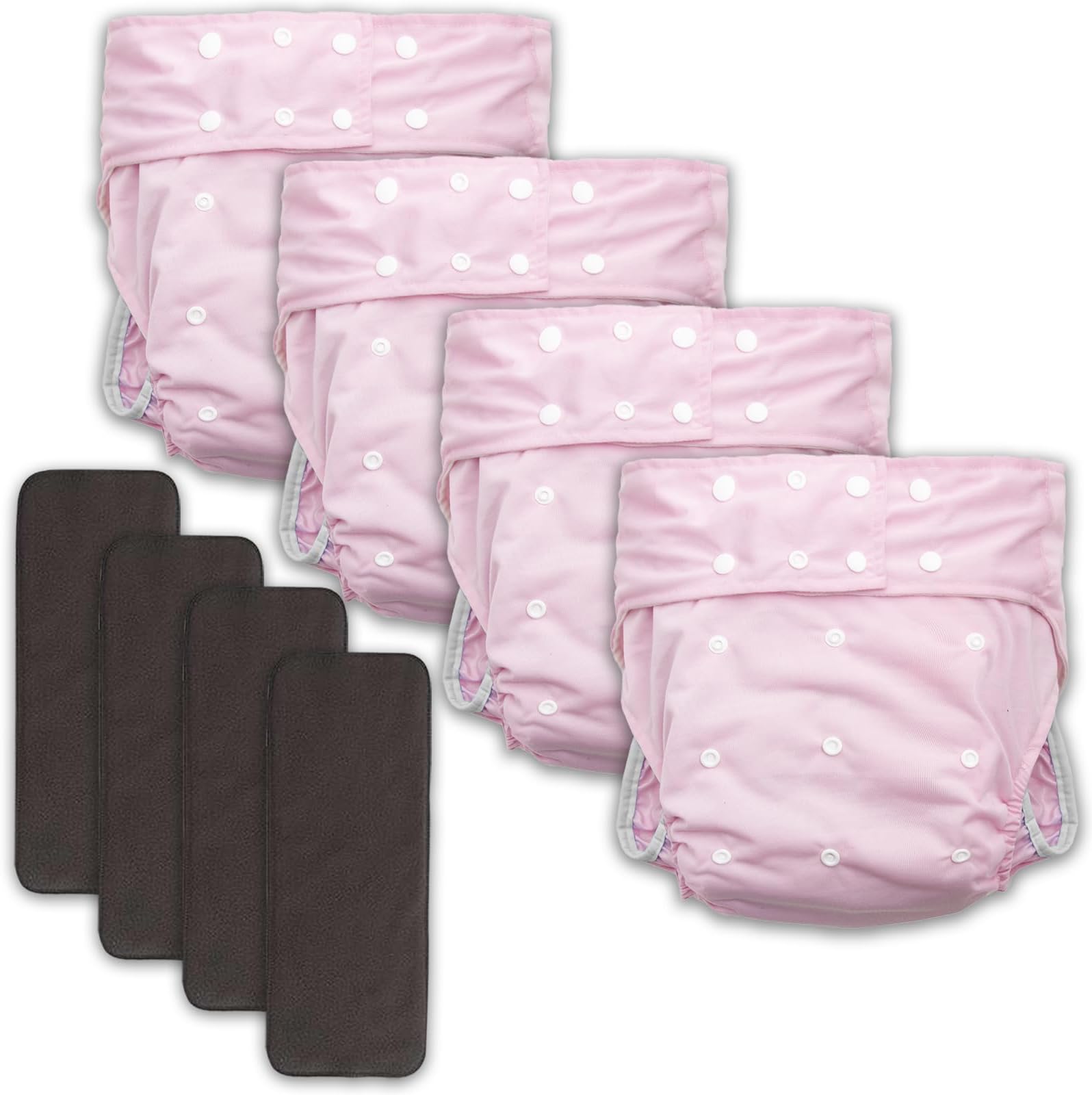 Amazon.com: 6 Pack 100% Microfiber Inserts for Cloth Diapers Reusable ...