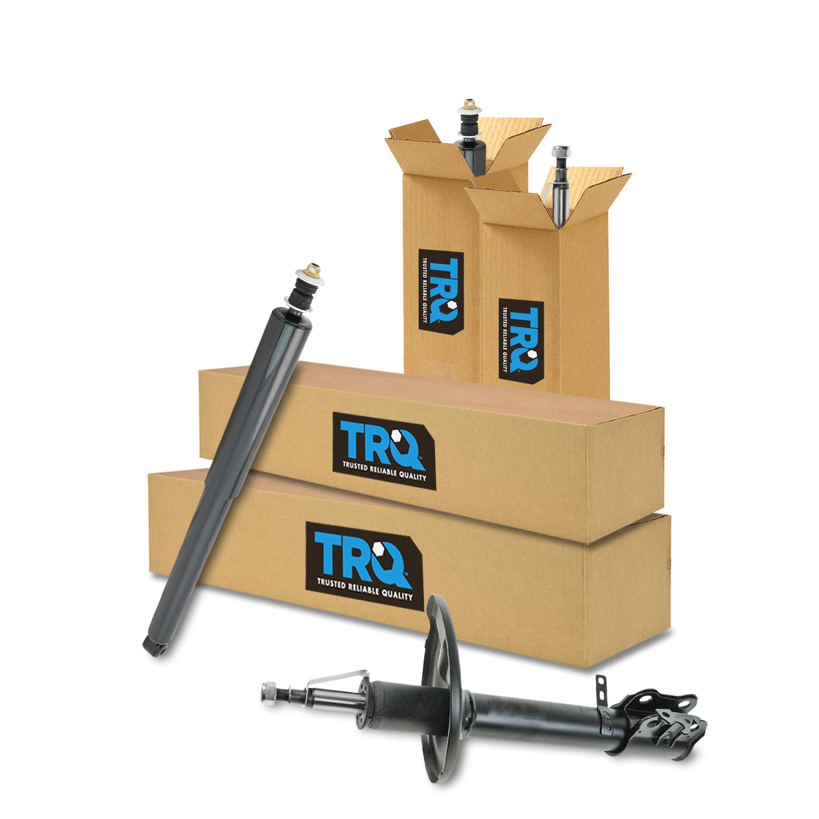 Amazon.com: TRQ Front and Rear Shock Absorber Set Compatible with 1996 ...