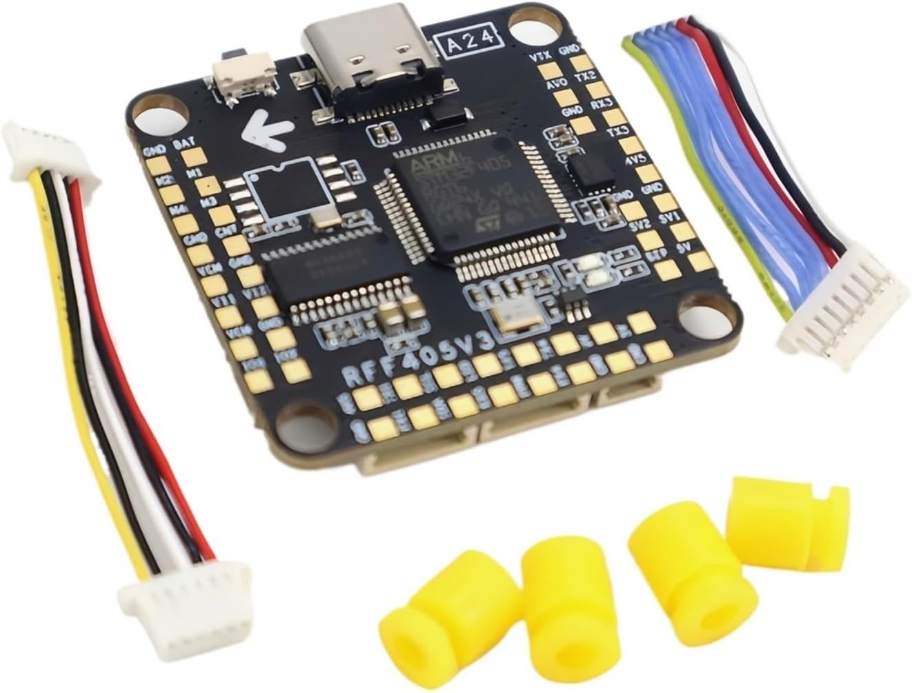 Amazon.com: RockFlight RFFC F405 V3 Flight Control Module / 60A 4in1 ...