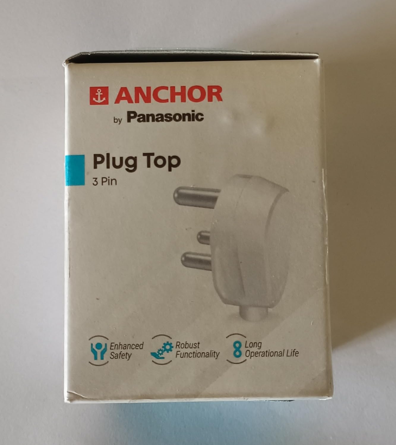 Anchor by Panasonic 16A 3 Pin Plug Top 240V (White, Pack of 4) : Amazon ...
