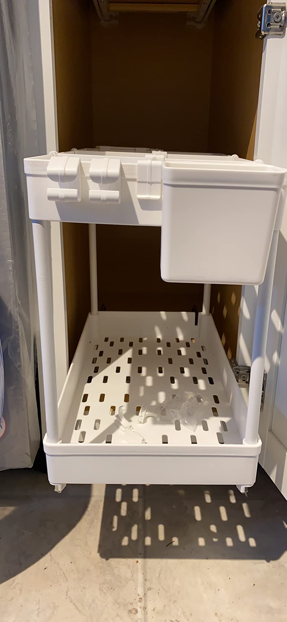 Amazon.com: Under Cabinet Sliding Storage Drawer Basket Organizer, 2 ...