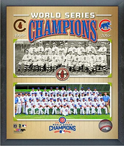 Chicago Cubs 1908 & 2016 World Series Champions Team Photo (Size: 12" x ...
