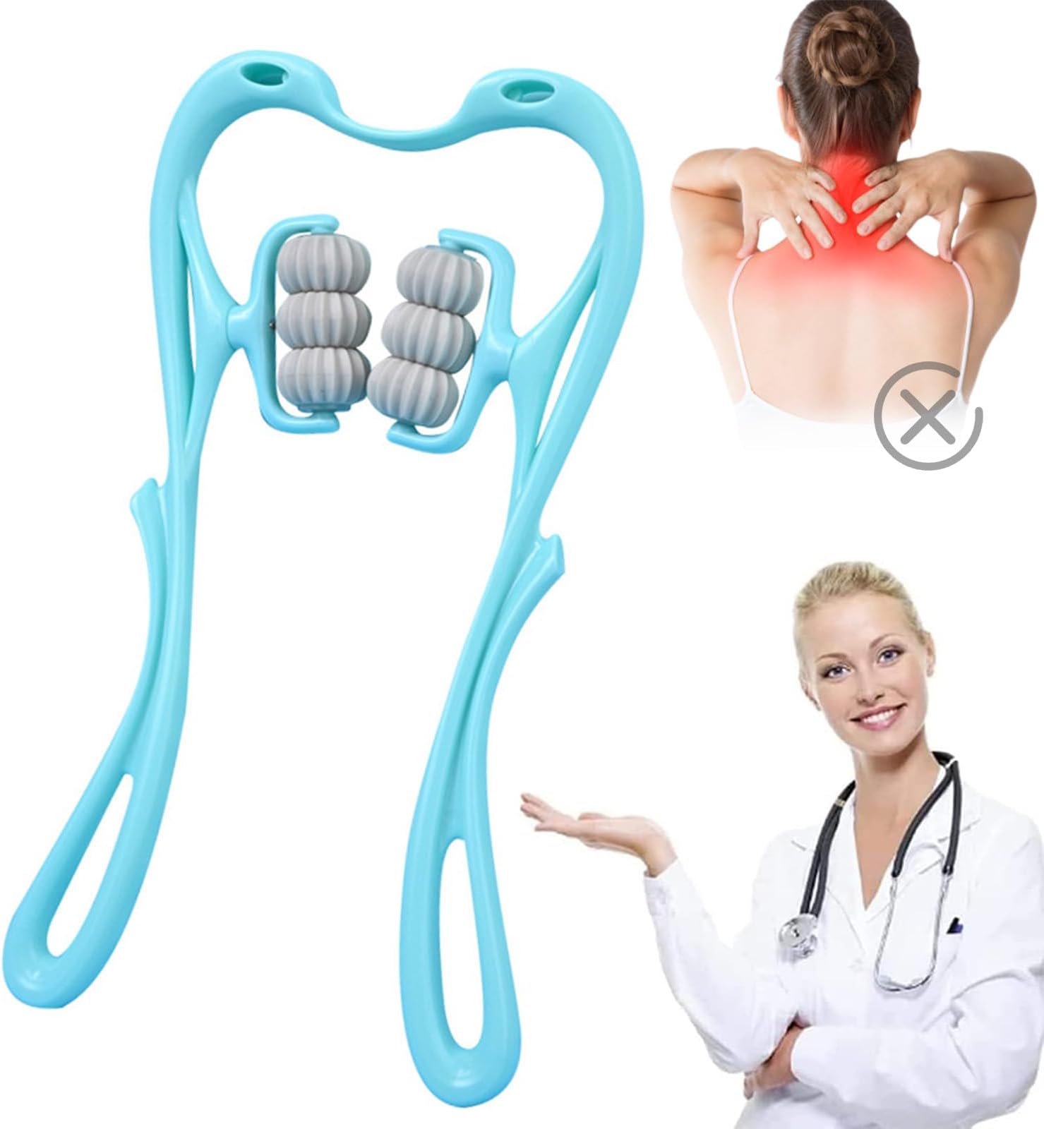 Amazon.com: Neckbud Massage Roller, Blesnia Rolneck Neck Massager, Neck ...