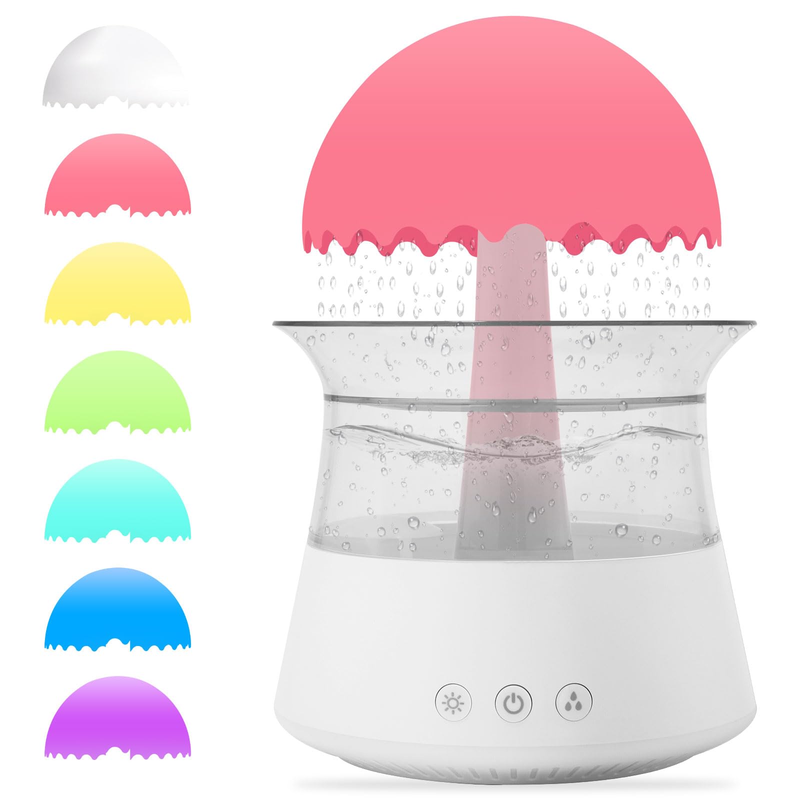 MIFXIN Rain Cloud Humidifier, Umbrella Rain Humidifier Essential Oil ...