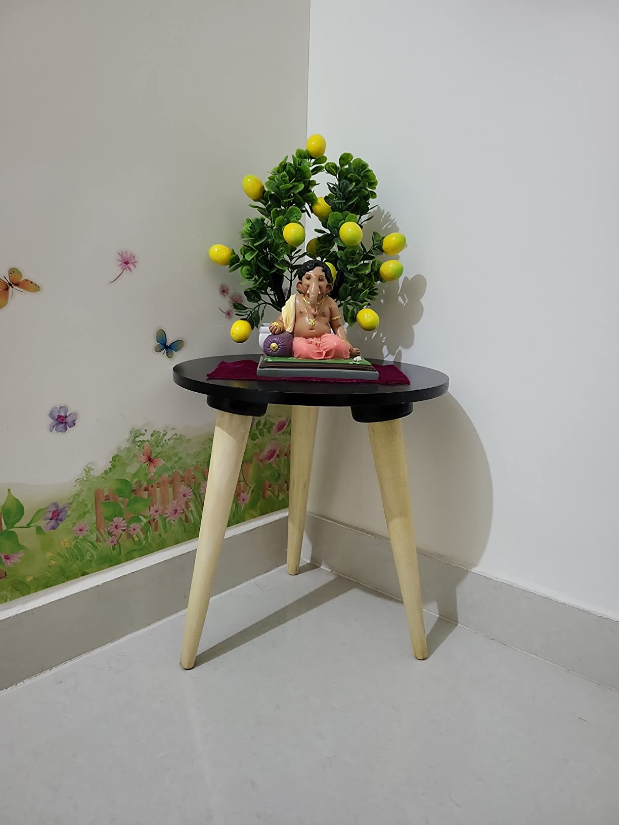 OXMIC Display and Accent Table Side Table Wooden, End Table Multi ...