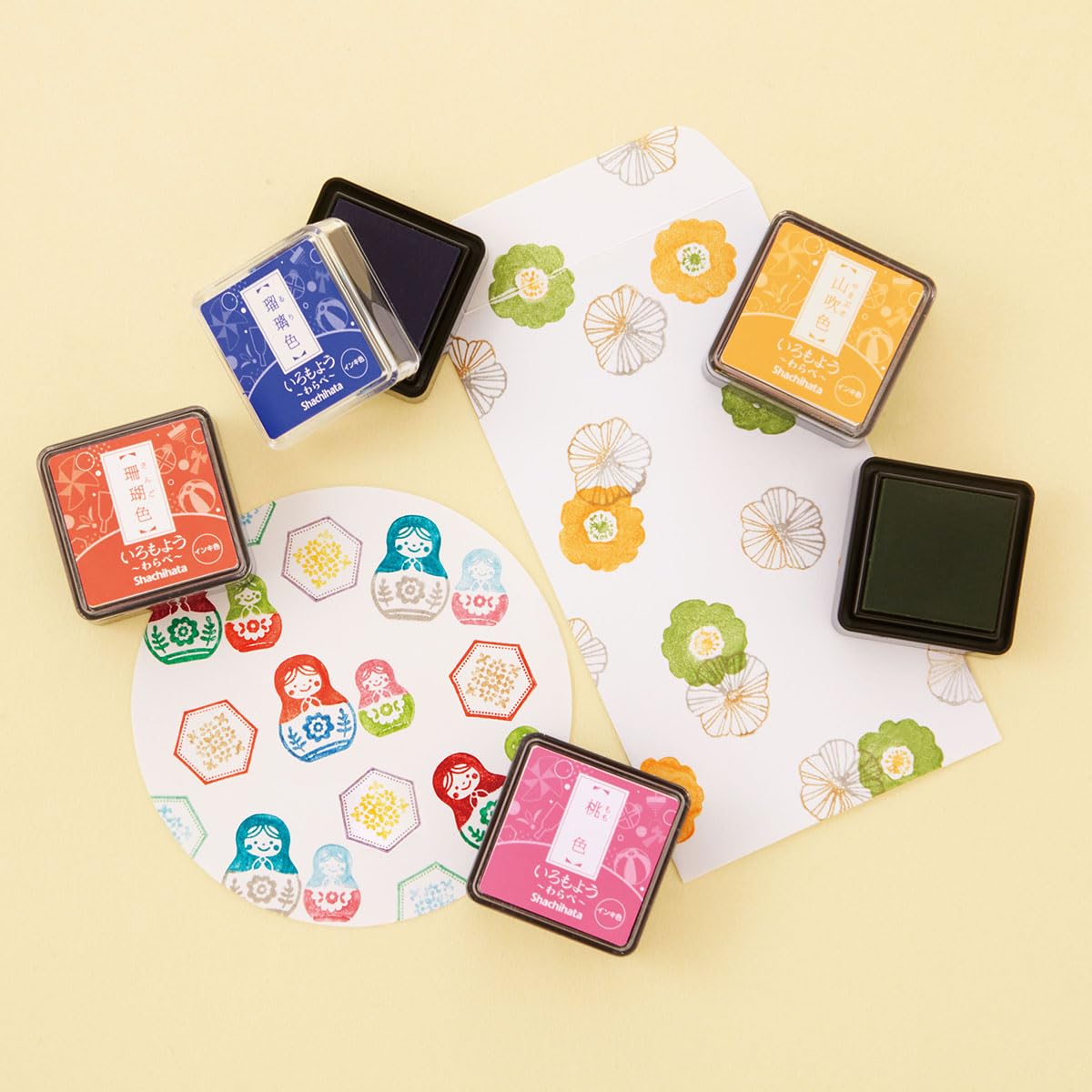Snapklik.com : IROMOYO WARABE Stamp PAD, Small Traditional Japanese Ink ...