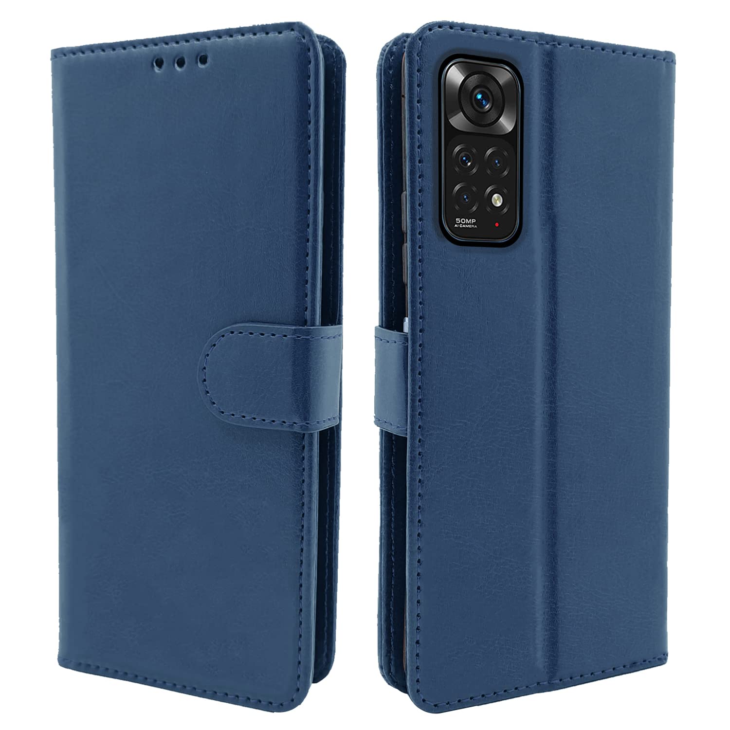 Pikkme Mi Redmi Note 11 / Note 11s Flip Cover | PU Leather Finish | 360 ...
