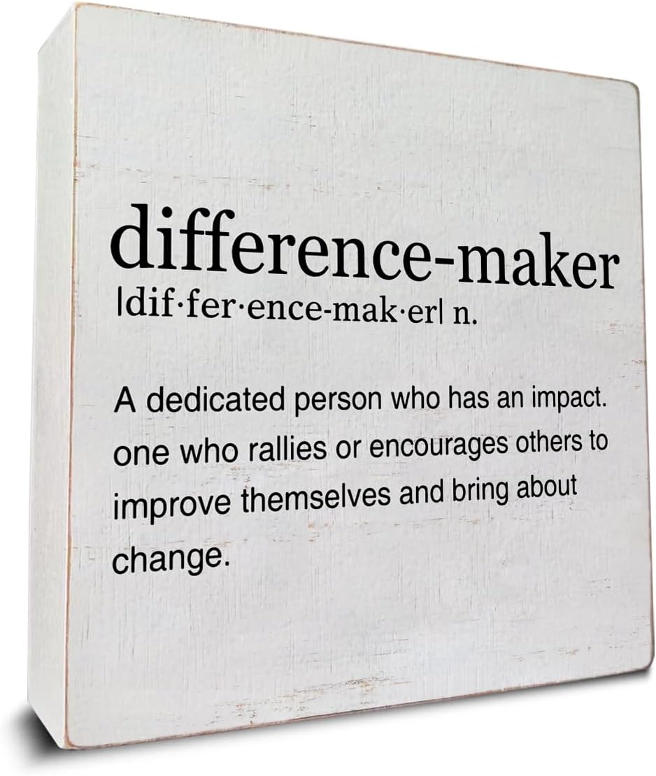 Amazon.com: Difference Maker Gifts for Women Men Difference Maker ...