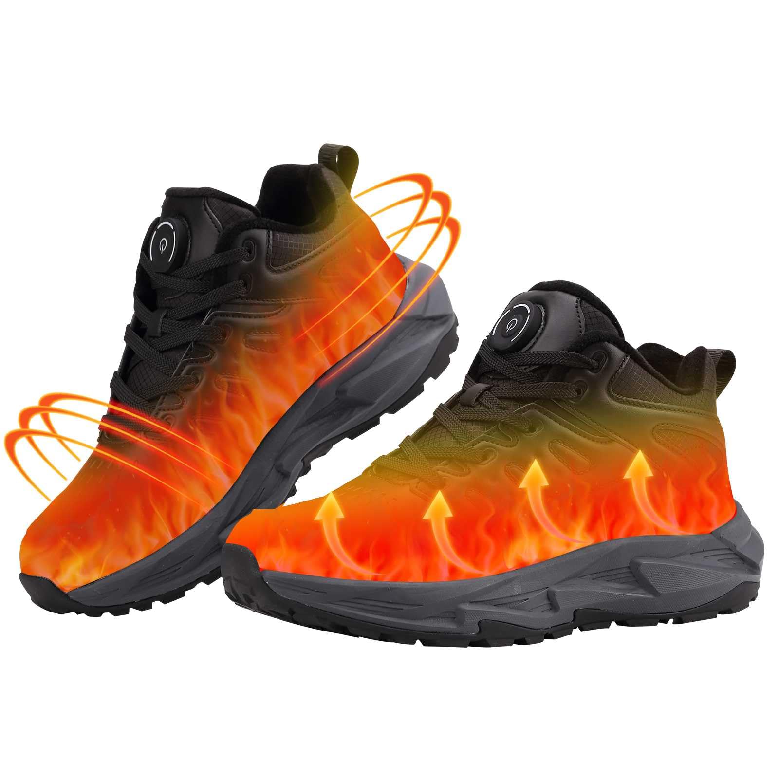 Amazon.com: QYGGFBAI Electric Heated Shoes for Women Men - Rechargeable ...