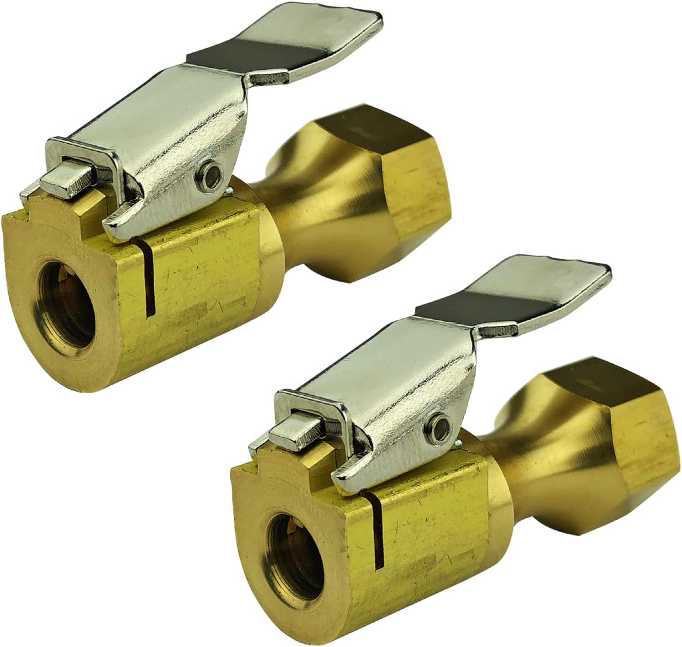 Haltec Two CH-360 Solid Brass Lock On Closed Air Chucks with Clip On ...