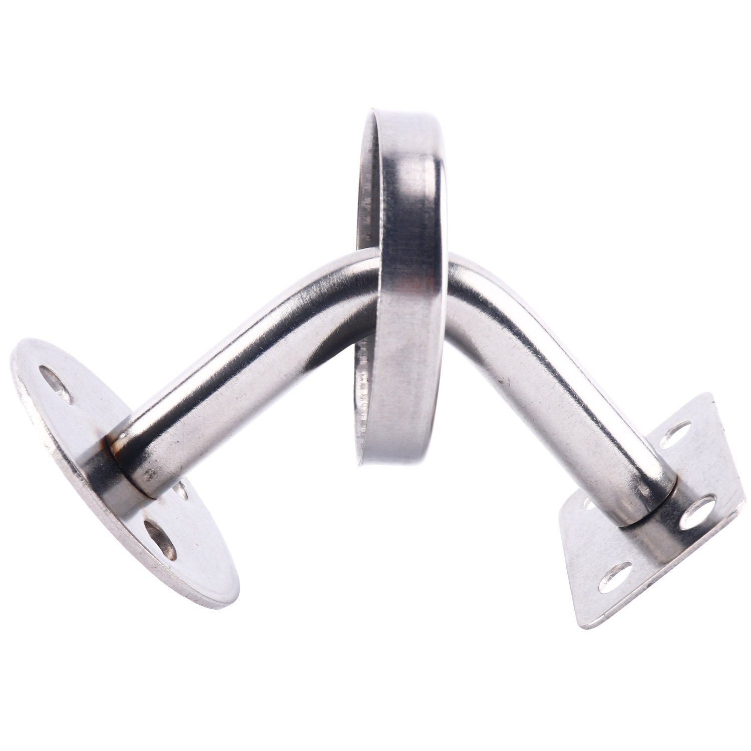 Snapklik.com : Homend 5 Pack Stainless Steel Wall Mount Stair Handrail ...