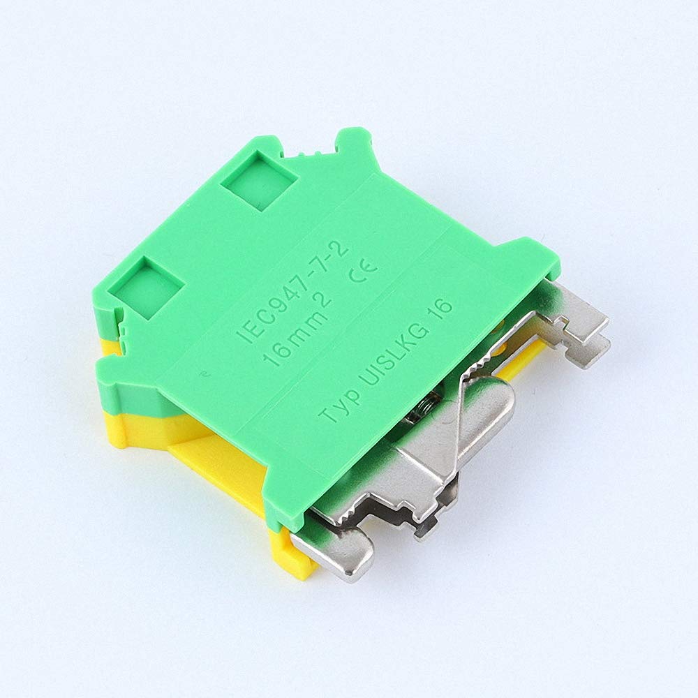 10Pcs USLKG 16N Din Rail Screw Terminal Blocks Phoenix Type 16mm2 ...
