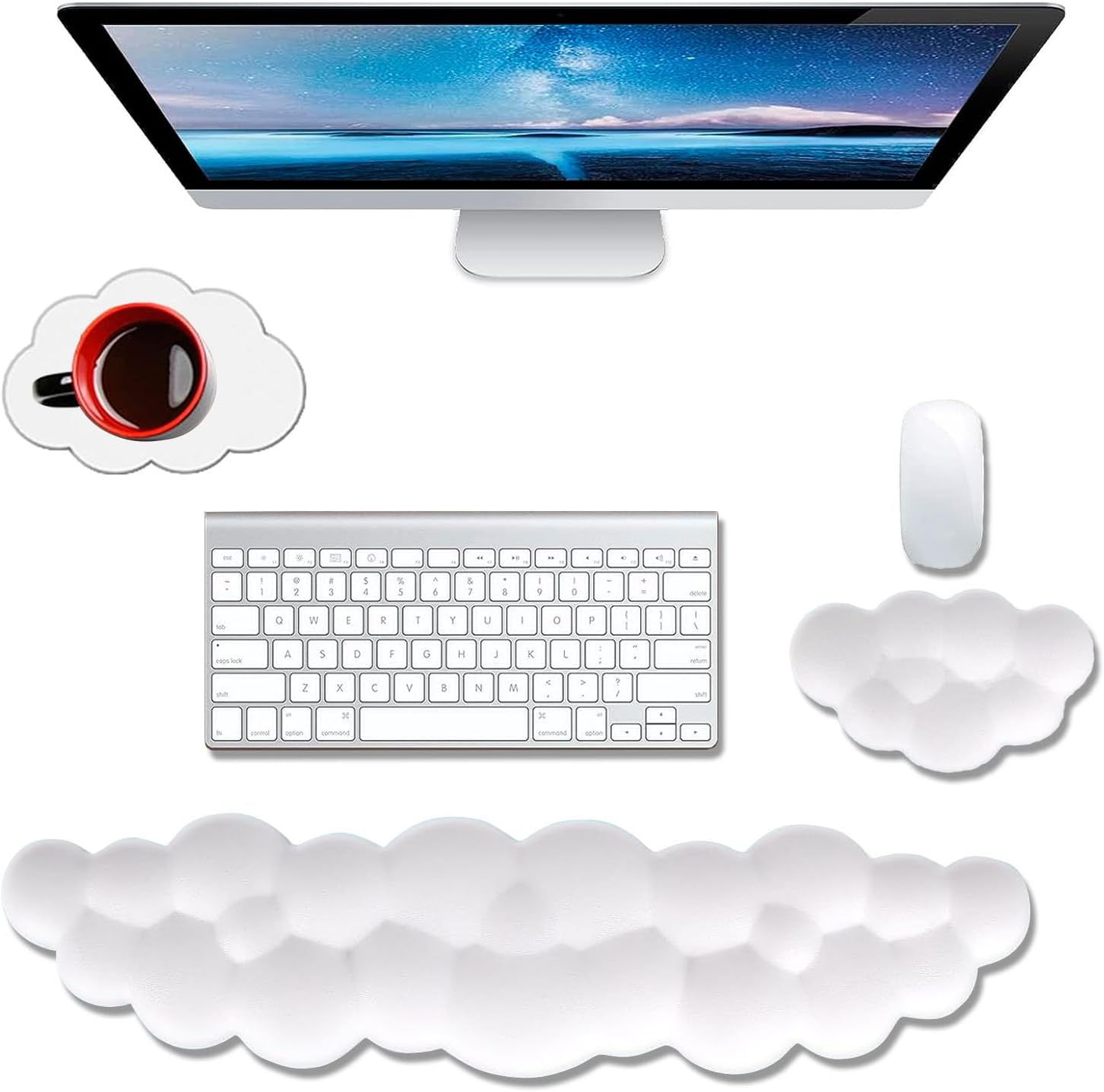 Amazon.com : Cloud Wrist Rest - Wrist Rest for Computer Keyboard with ...