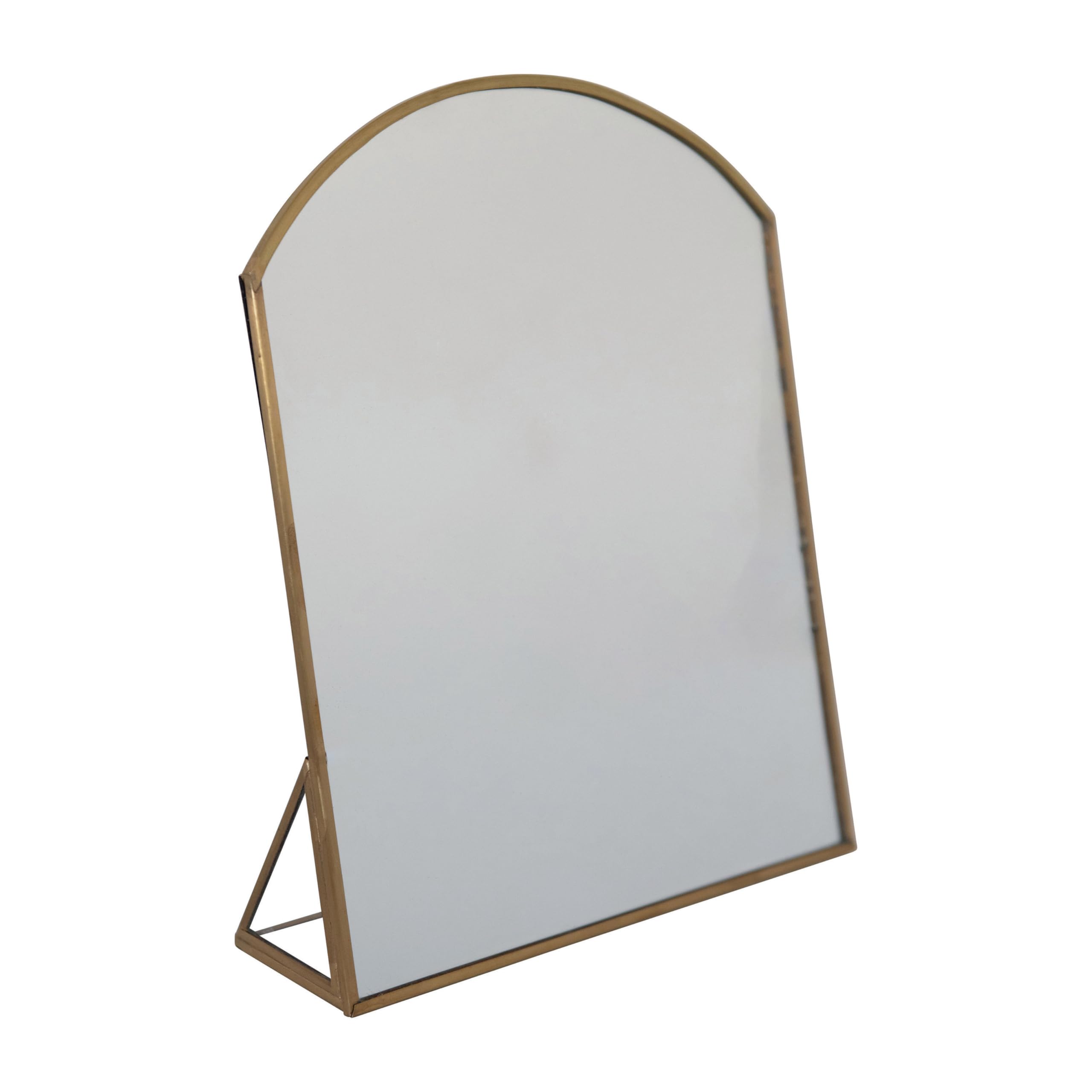 Amazon.com: Creative Co-Op Arched Metal Framed Standing Mirror, Brass ...