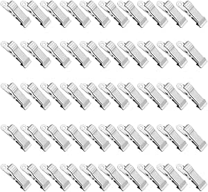 Amazon.com: XINMEIWEN 50Pcs Metal Mini Clamps Mini Spring Clamp ...