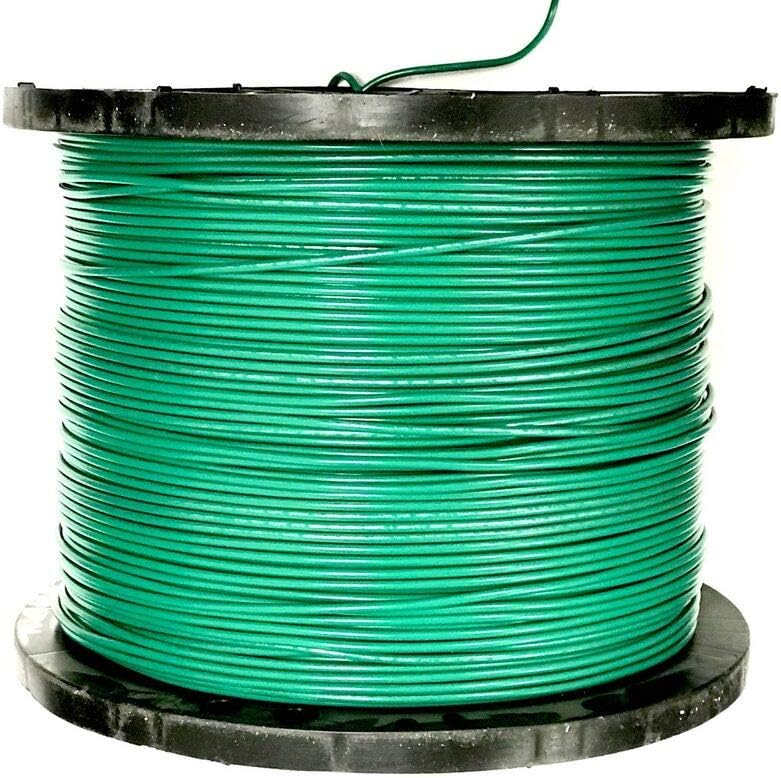 MTW MACHINE TOOL PRIMARY 10 AWG GAUGE GREEN COPPER STRANDED GROUND WIRE ...