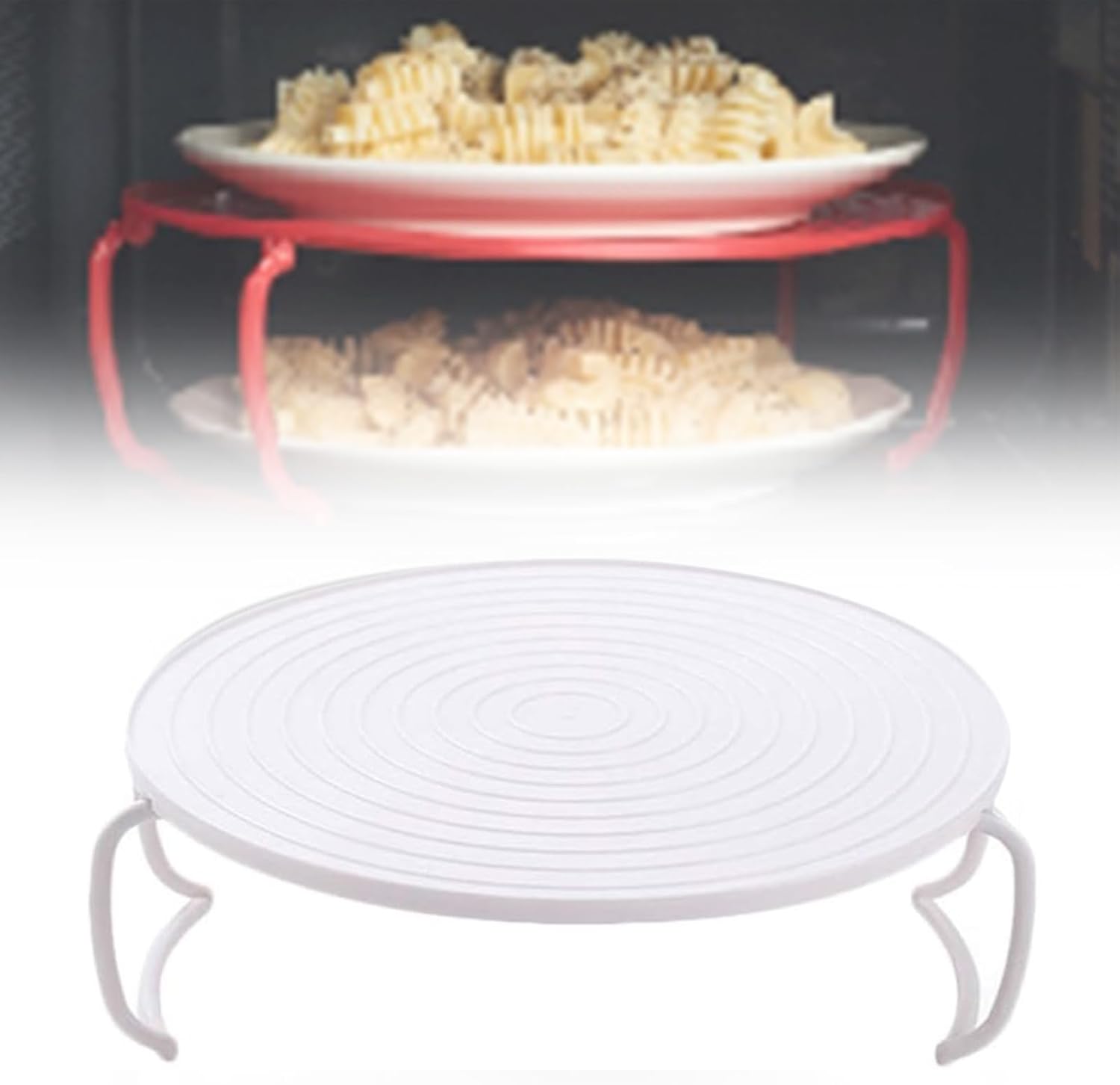 Amazon.com: Microwave Folding Tray, 2024 New Microwave Stacker Cooker ...