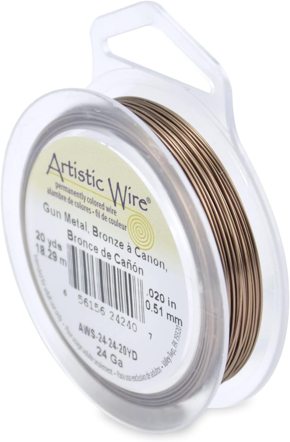Artistic Wire 51 mm Tarnish Resistant Copper Craft Wire, Antique Brass ...