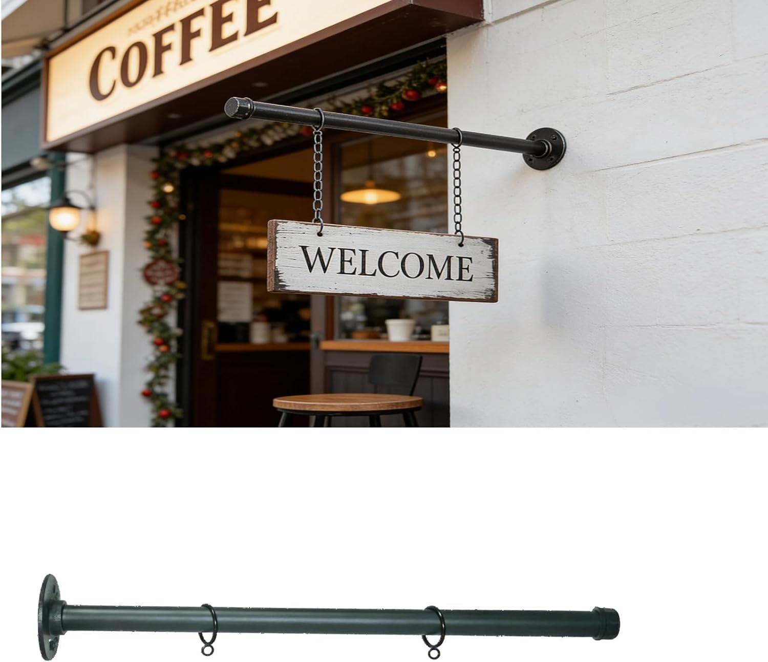 Amazon.com : Upgrade Hanging Sign Bracket, 20 Inch . Outdoor Sign ...