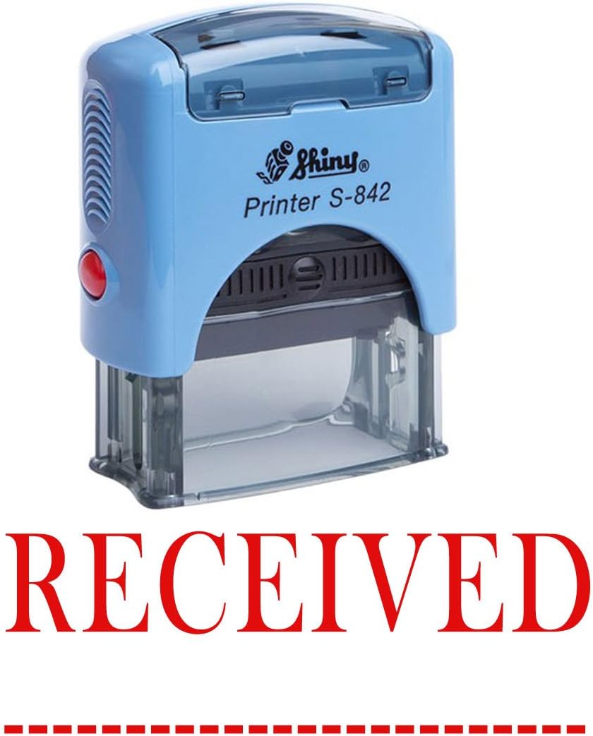 Printtoo Received Self Inking Rubber Stamp Custom Shiny Office ...