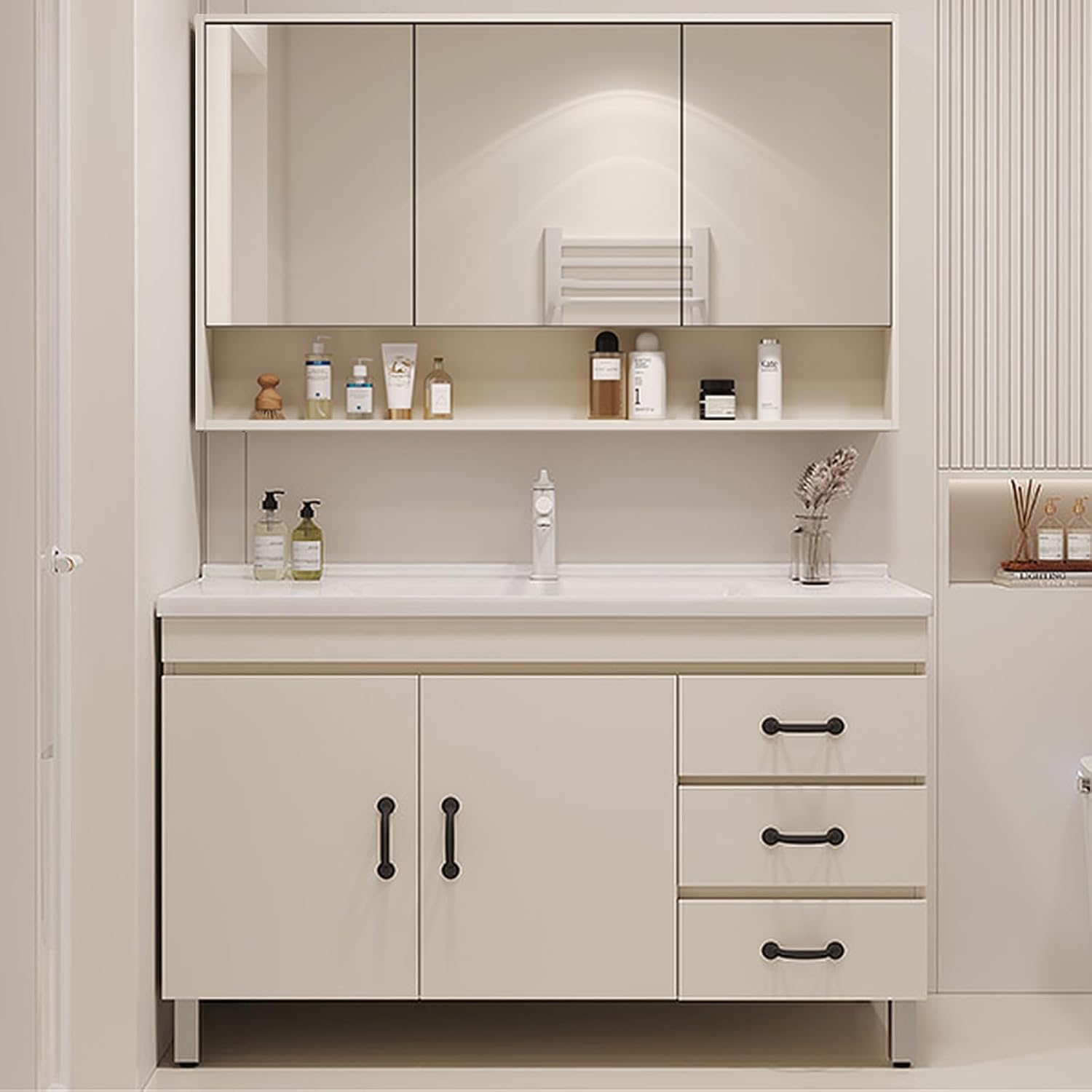 Amazon.com: TIZAZO 32IN Bathroom Vanity with Counter Top Sink Combo ...