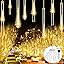 Amazon.com : JMEXSUSS Solar Meteor Shower Rain Lights, 30cm 8 Tube 144 ...