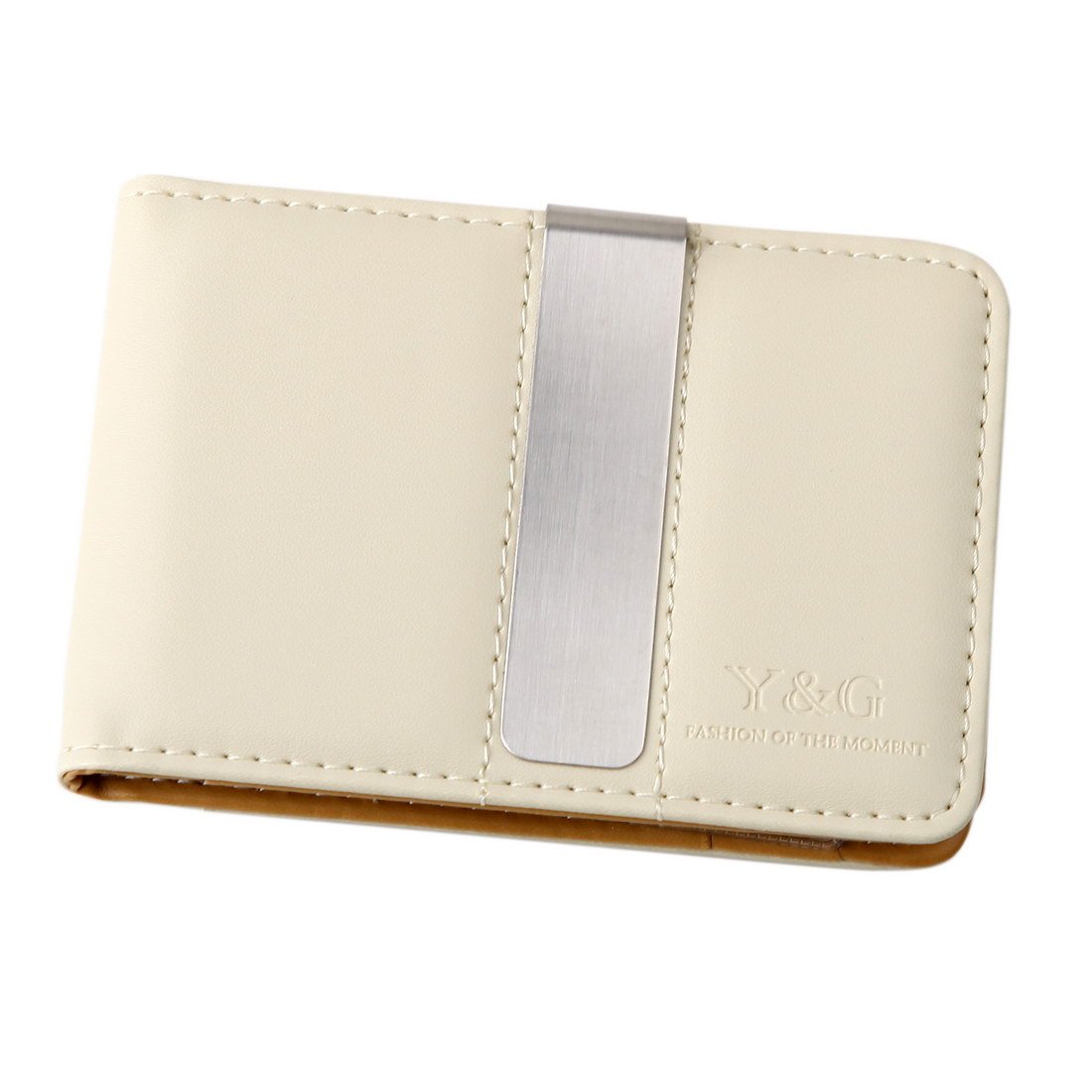Amazon.com: Brown/ Beige Smart Money Clip 13 Credit Card Holder Wallet ...