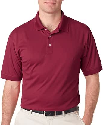 Amazon.com: UltraClub 8315 Platinum Performance Pique Polo para hombre ...