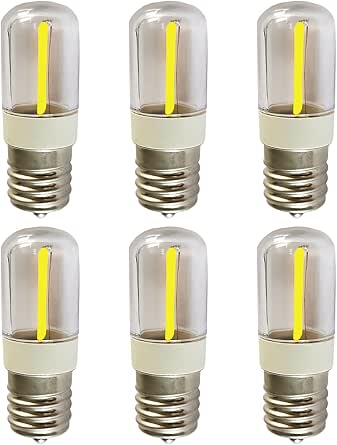 E17 T18 Clear Tubular Light Bulb 1W LED Light Bulb 8W Halogen ...