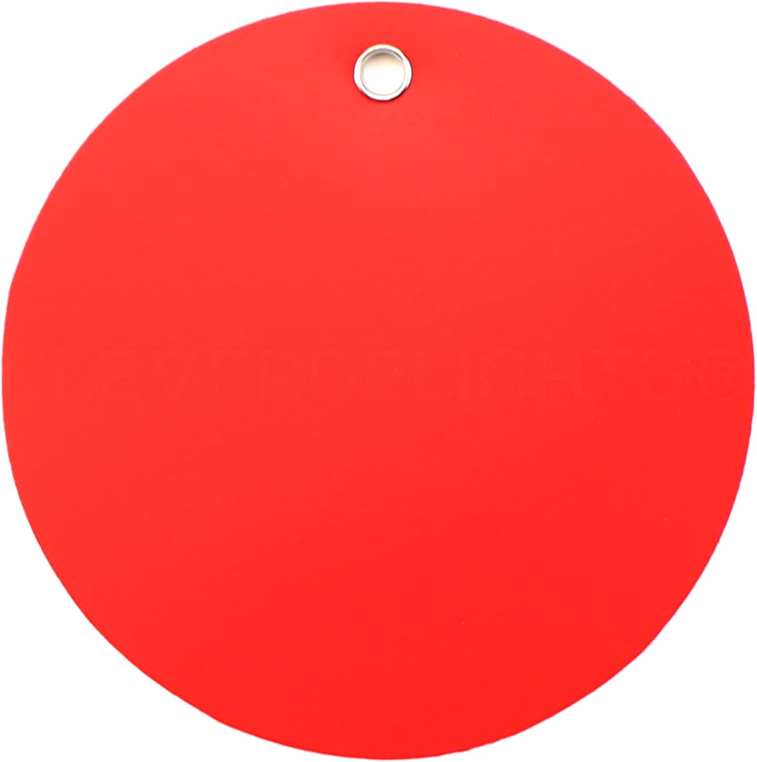 100 Pack - Red Plastic Tags - 3" Round - Tear-Proof and Waterproof ...