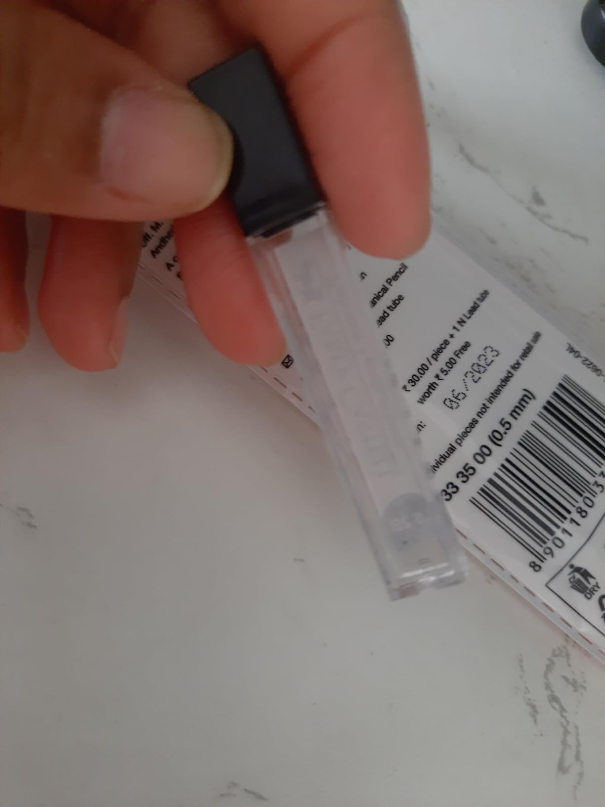 Faber-Castell SCRIPTOR MECHANICAL PENCIL 0.5 POUCH OF 1 WITH LEAD TUBE ...