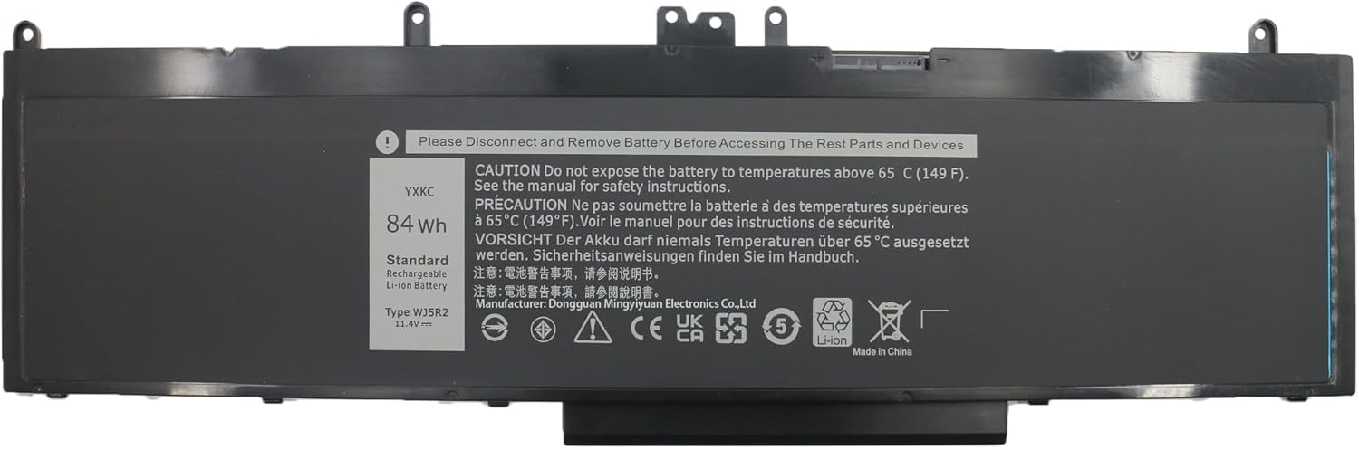 Amazon.com: YXKC WJ5R2 Laptop Battery Replacement for Dell Latitude ...