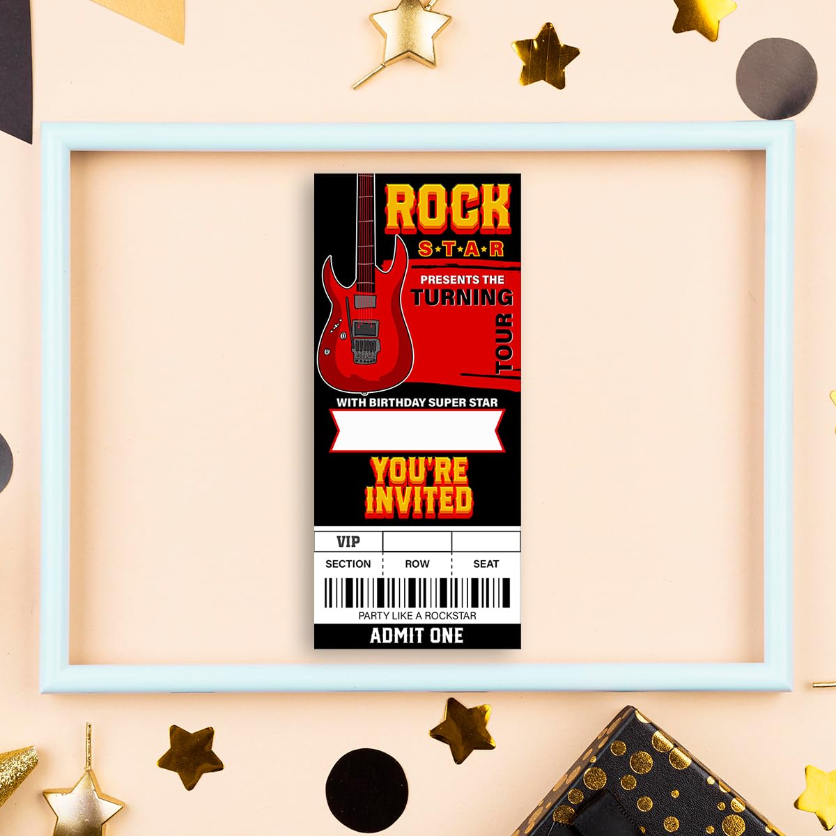 Invitaciones Para Entradas Estrella De Rock Últimas Invitaciones