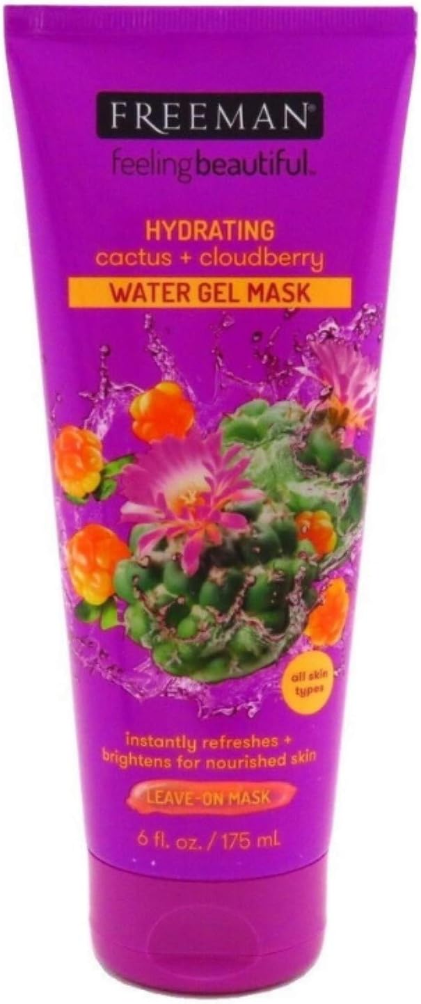 Amazon.com : Freeman Indian Tumeric Hydrating Gel Cream Mask, 6 fl oz ...