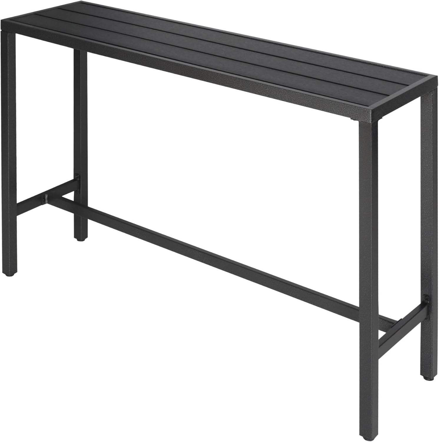 Amazon.com: Yardenaler 47'' Outdoor Bar Table with Footrest ...