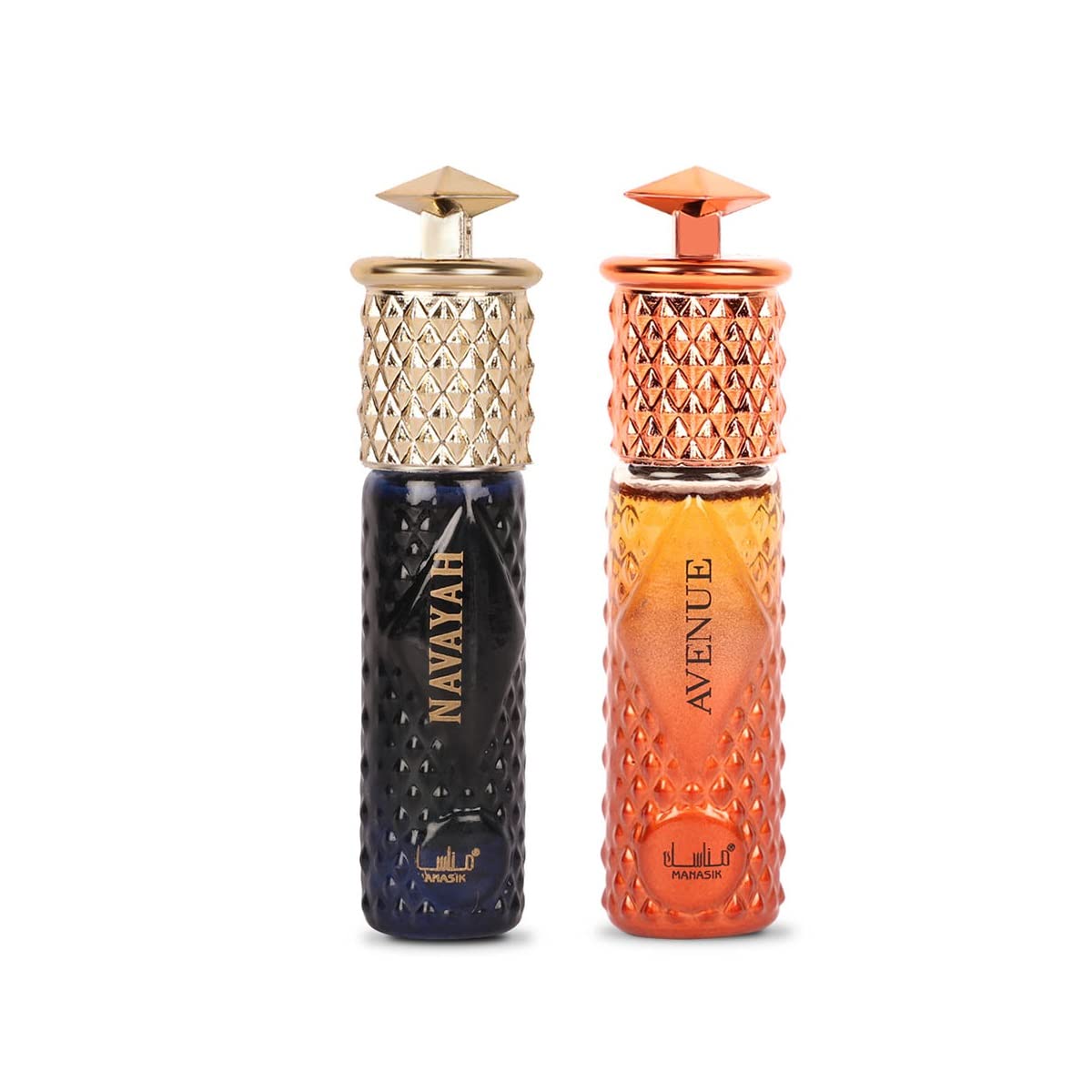 Manasik Set of 2 Alcohol Free Premium Attar, Navayah For Women & Avenue ...